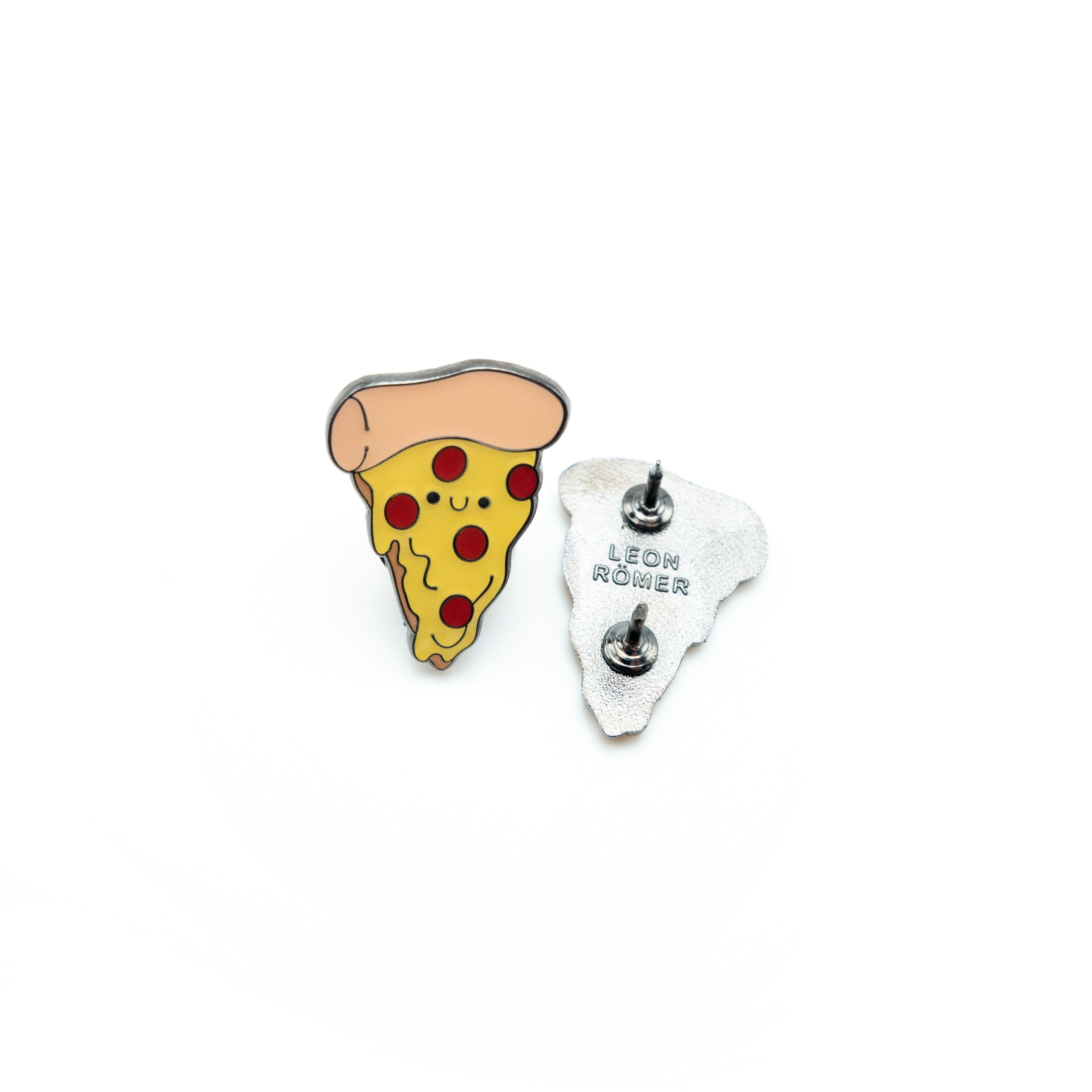 Pepperoni Pizza enamel pin - FunkFood lapel pin – LeonRomer