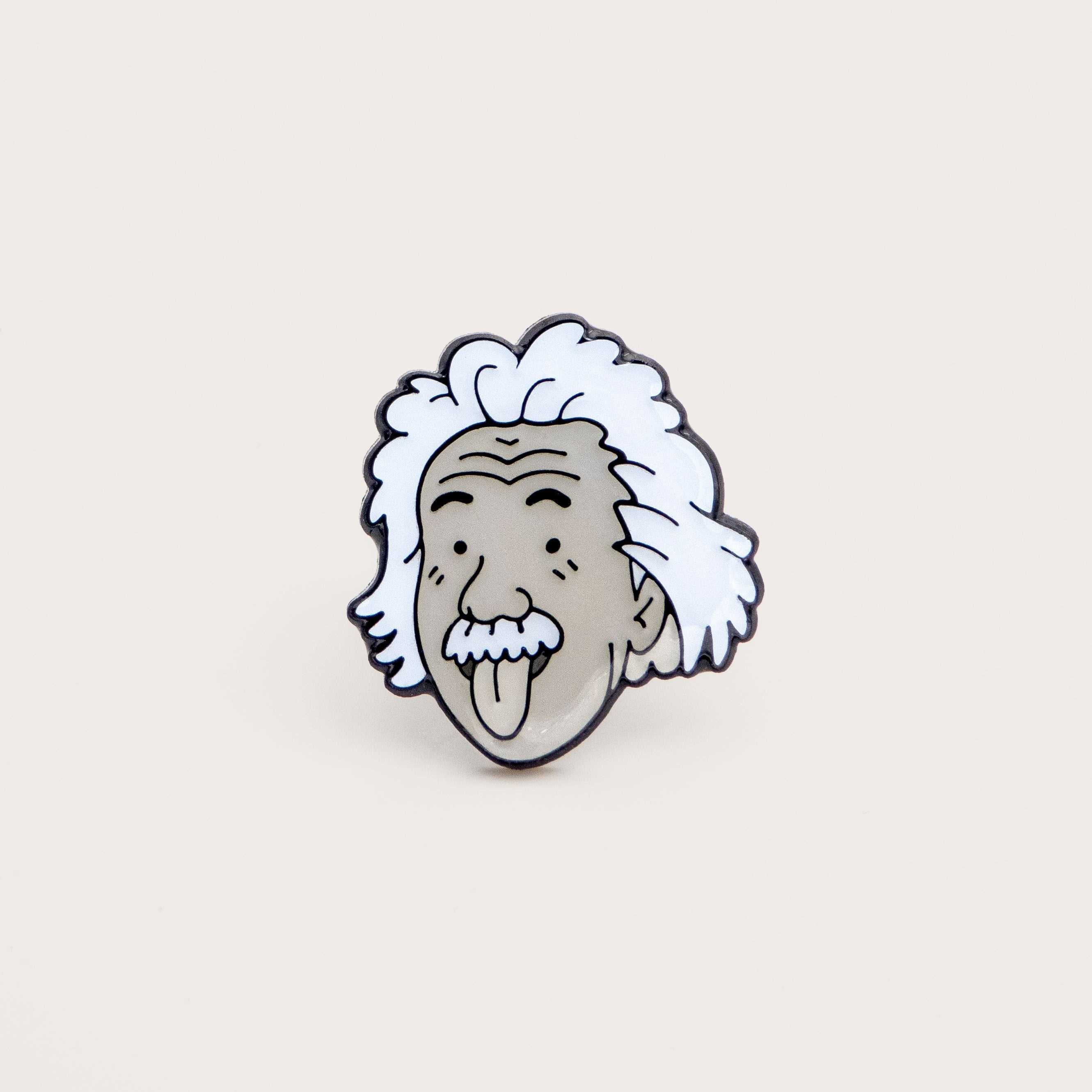 Albert Einstein enamel pin – LeonRomer
