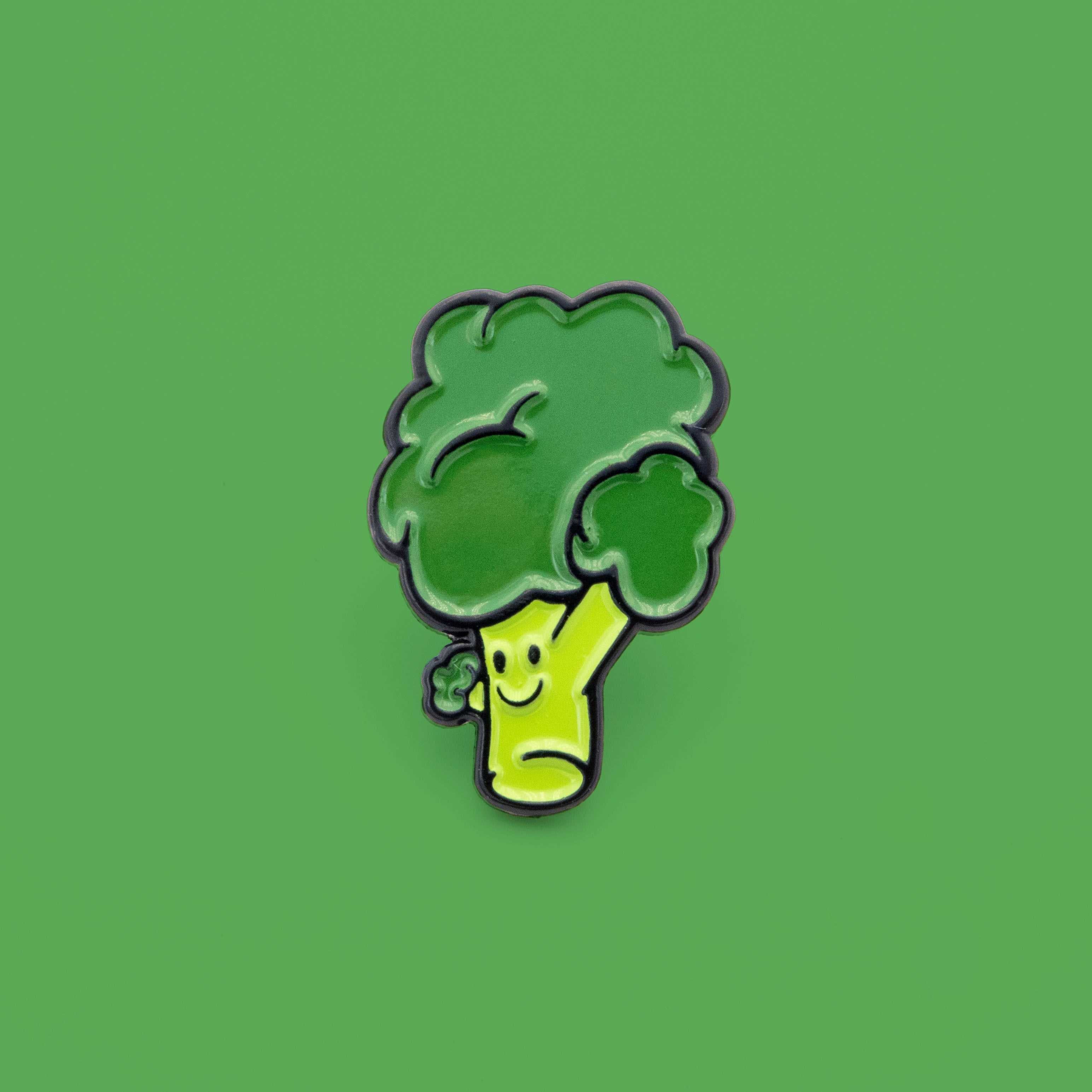 Green Broccoli Pin – LeonRomer